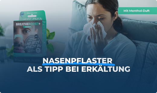 Nasenpflaster als Tipp bei Erkältung: Mit Menthol zur freien Atmung da ...